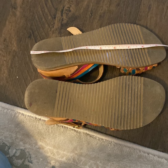 Artesania Camila | Shoes | Colorful Rainbow Huarache Sandals Artesania ...